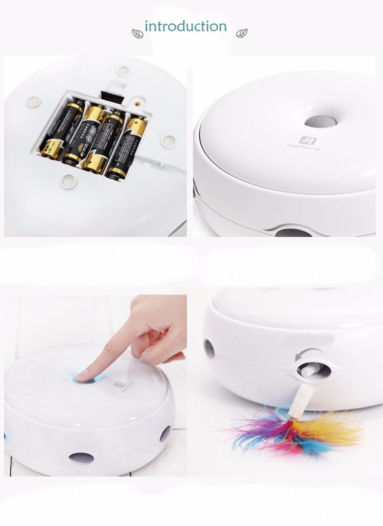 Feather Pop-Out Play Station - Fun Cat Toy